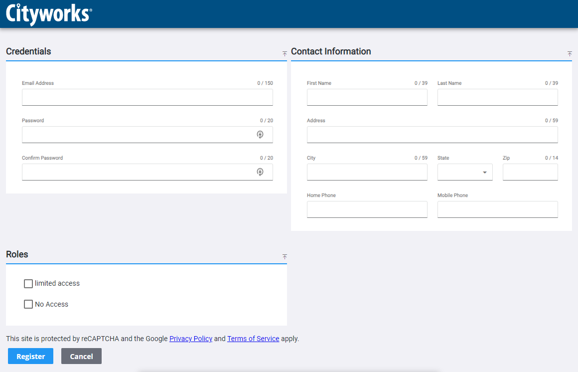 Log In to Public Access