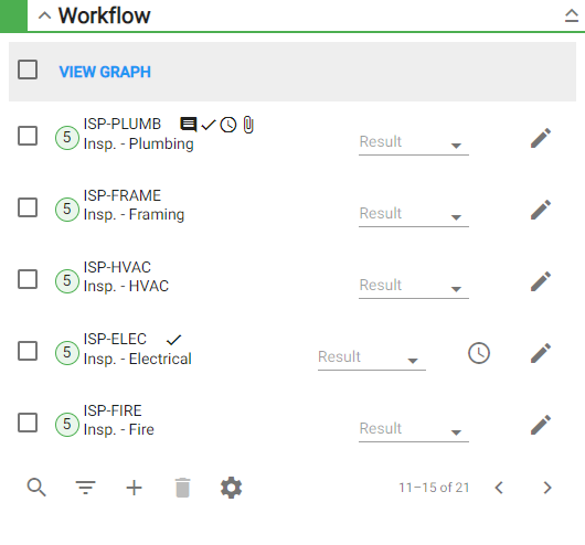 Workflow Panel