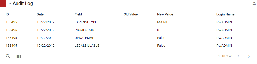 View the Audit Log