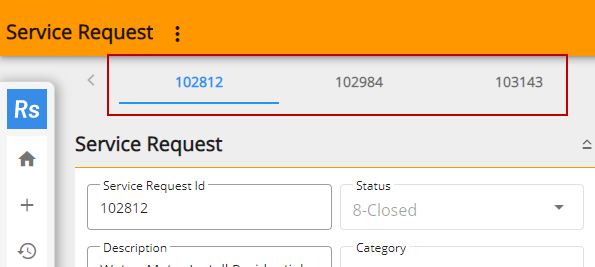 View Multiple Service Requests