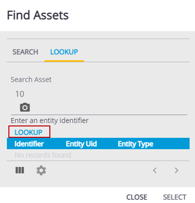 Search for Assets