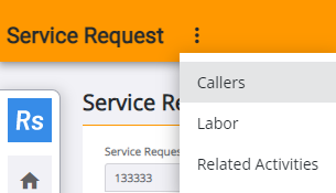 Navigate the Service Request Page