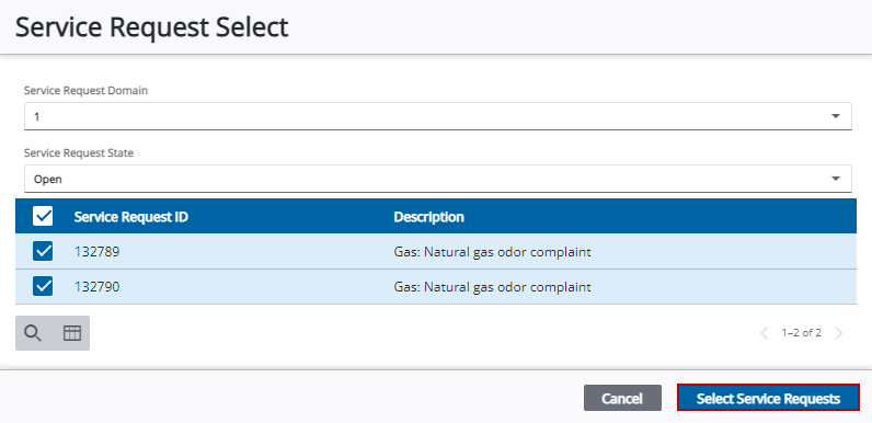 Edit Multiple Service Requests