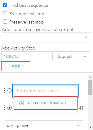 Add Your Current Location