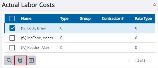 Remove Work Order Costs