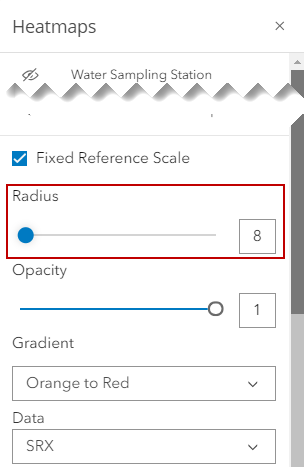 Change Heat Map Radius