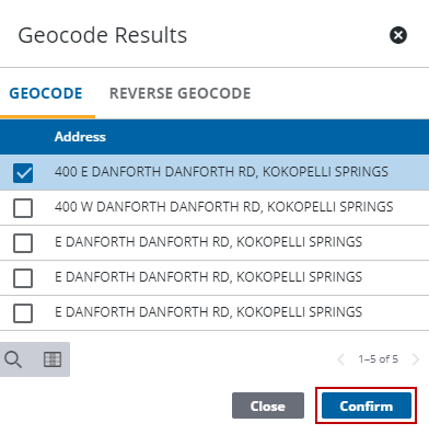 Geocode a Service Request