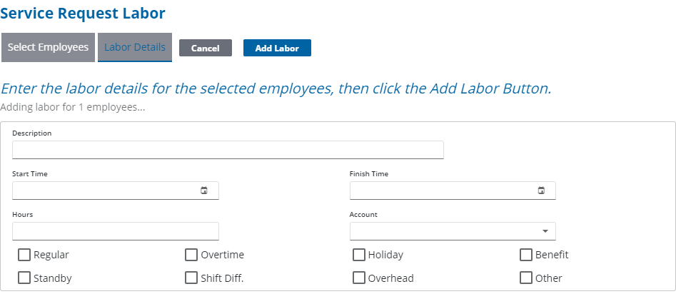 Add Labor