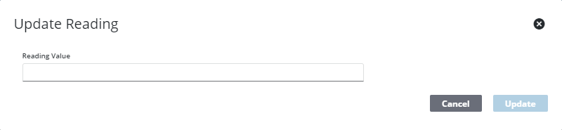 Update an Asset Reading