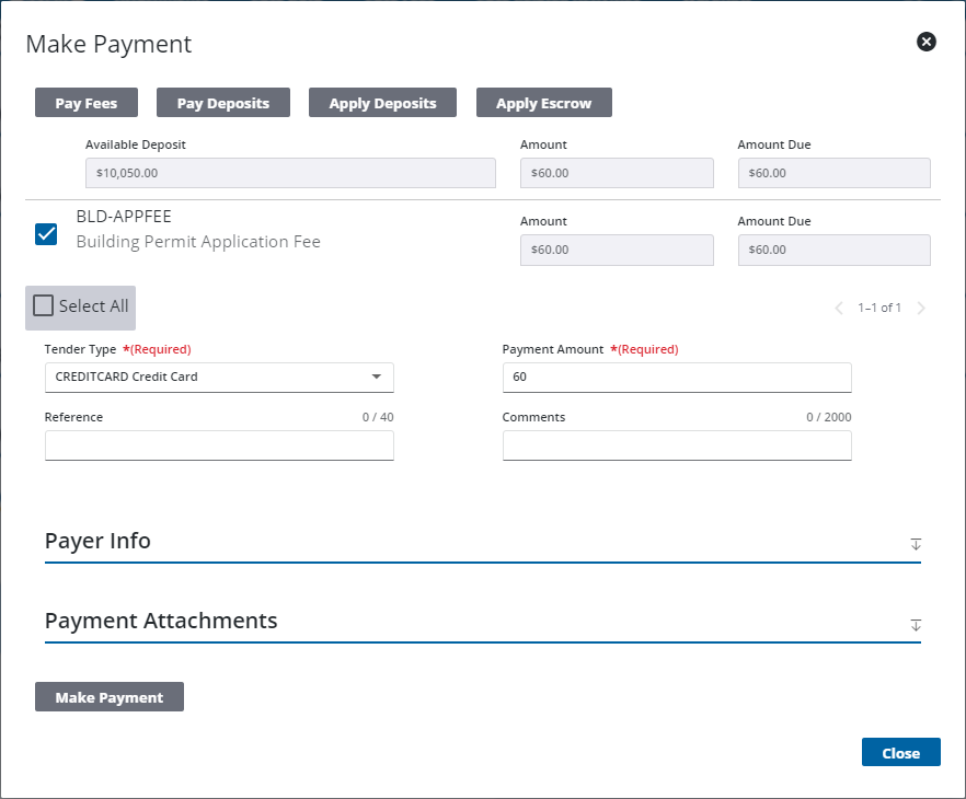 Make a Payment