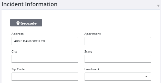 Geocode a Service Request