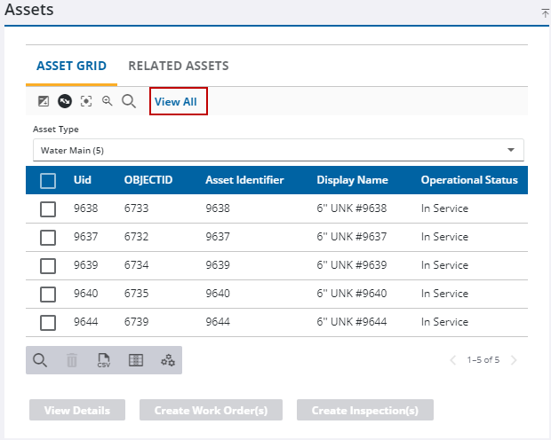 Export Asset Details