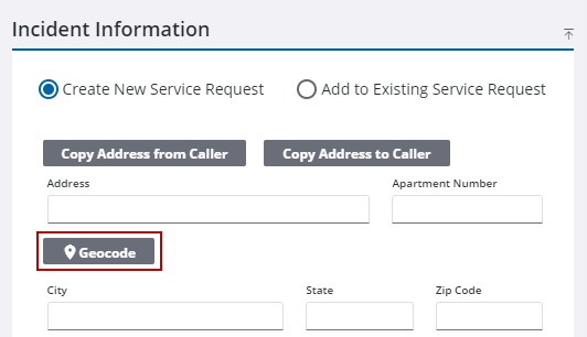 Geocode a Service Request