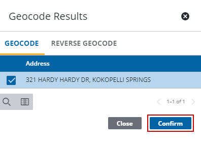 Geocode a Service Request