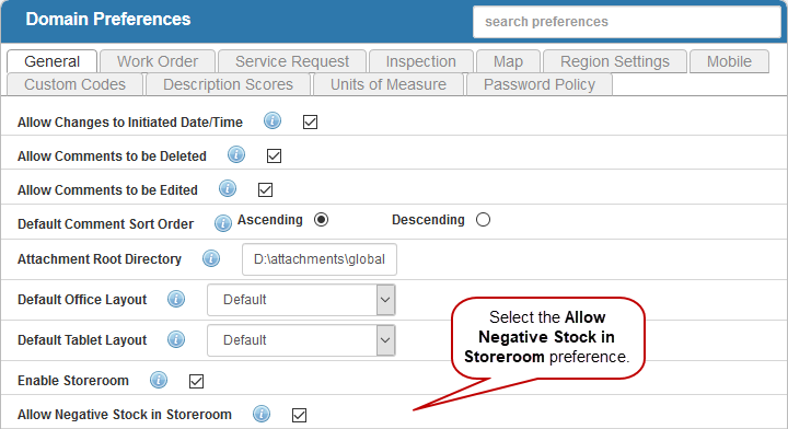 Allow Negative Stock in Storeroom
