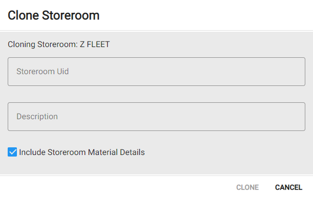 Clone a Storeroom