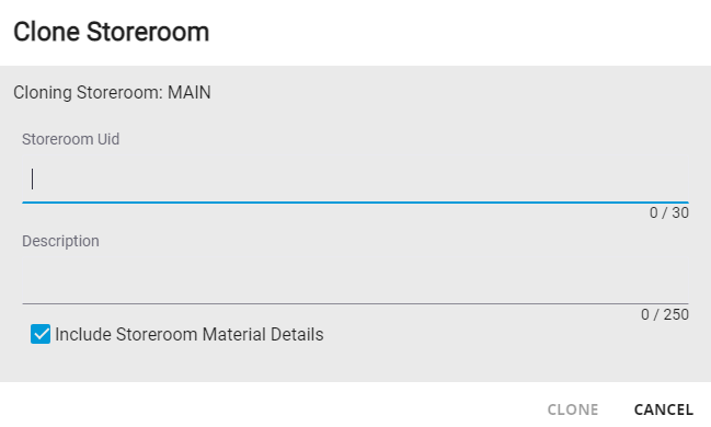 Clone a Storeroom