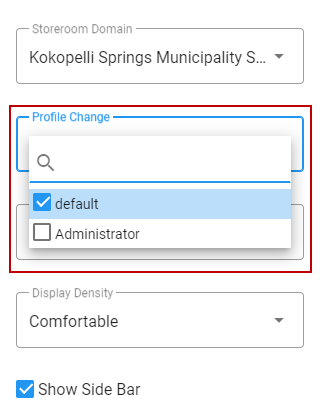 Switch Customization Profiles