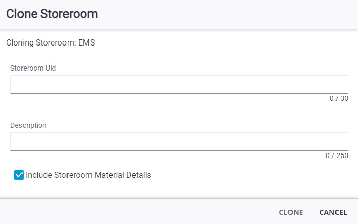 Clone a Storeroom