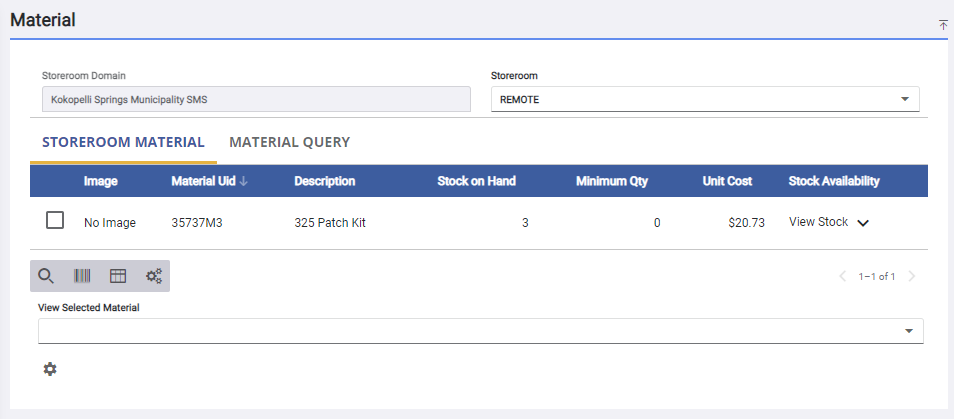 Receive An Assembly With Serialized Material