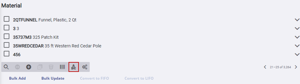 Configure ABC Classification