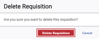 Remove a Requisition Transaction
