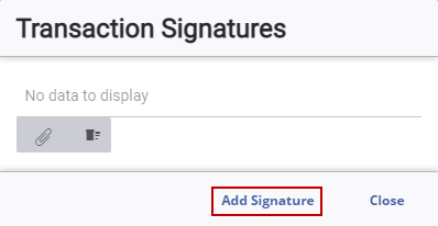 Capture a Signature on an Existing Transfer Transaction