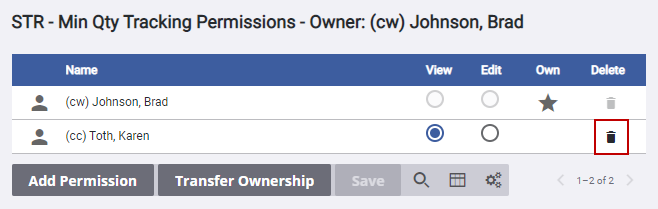 Remove Permissions