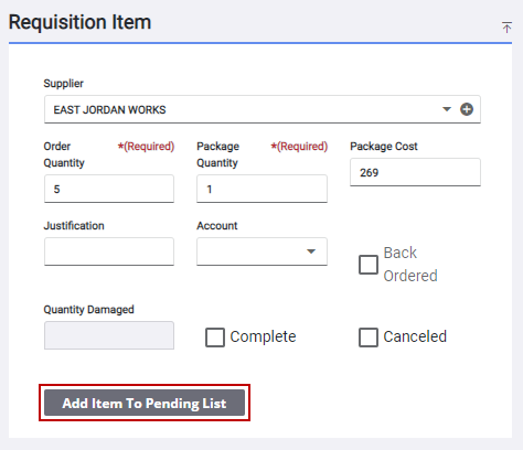 Create a Requisition