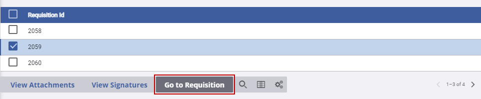 Modify a Requisition Transaction
