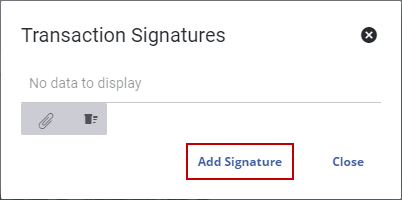 Capture a Signature on an Existing Audit Transaction
