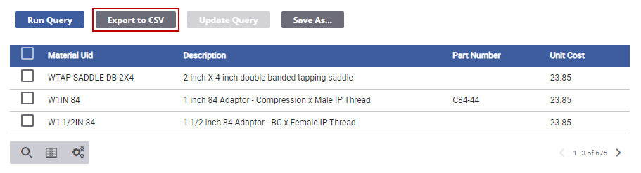 Export Query Results
