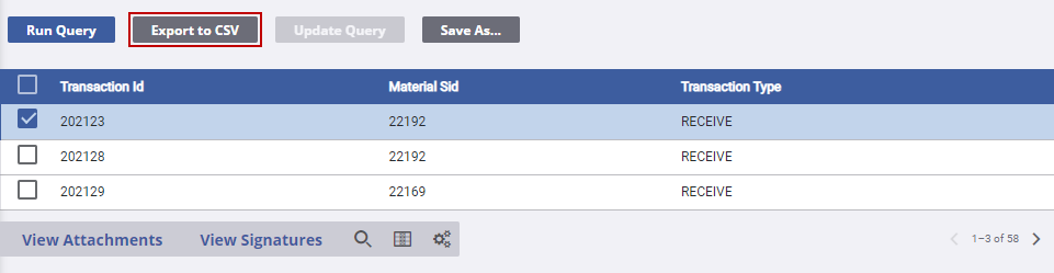 Export Query Results Export Query Results