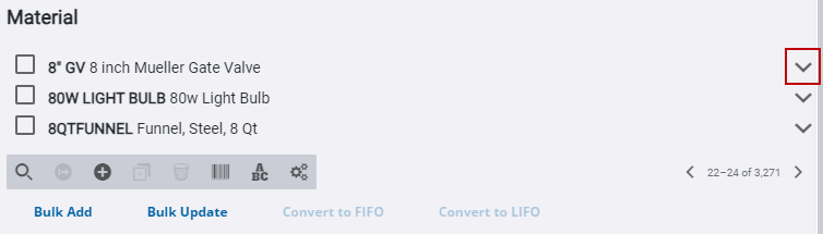 Add Serialized Material