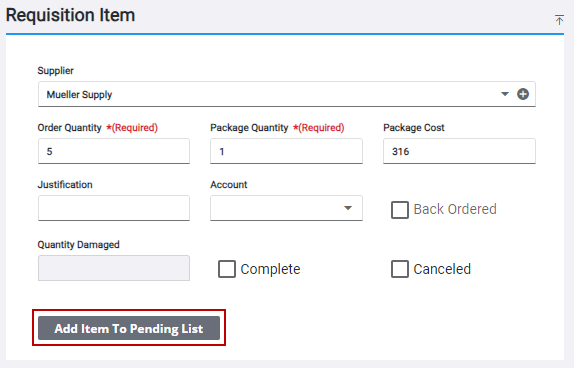 Create a Requisition