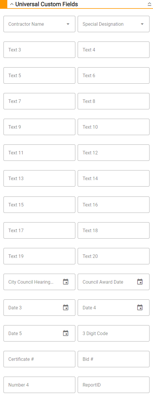 Service Request Activity Panels and Pages