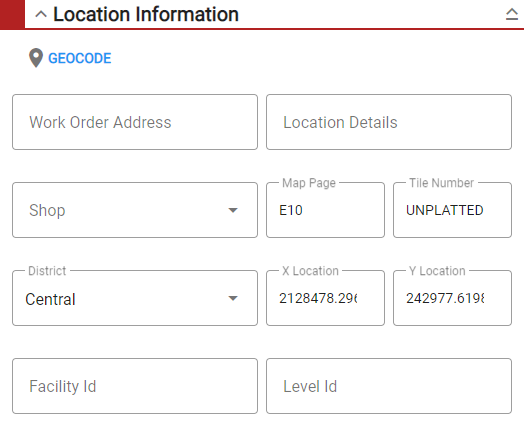 Work Order Activity Panels and Pages