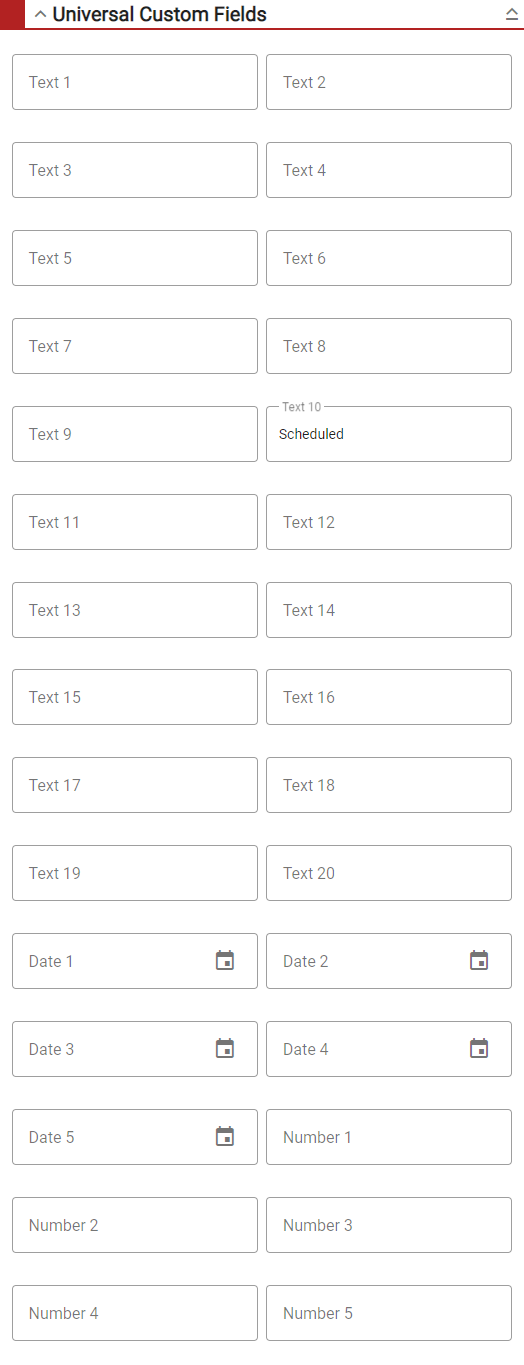 Work Order Activity Panels and Pages