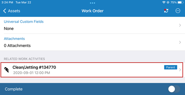 Create a Child Activity